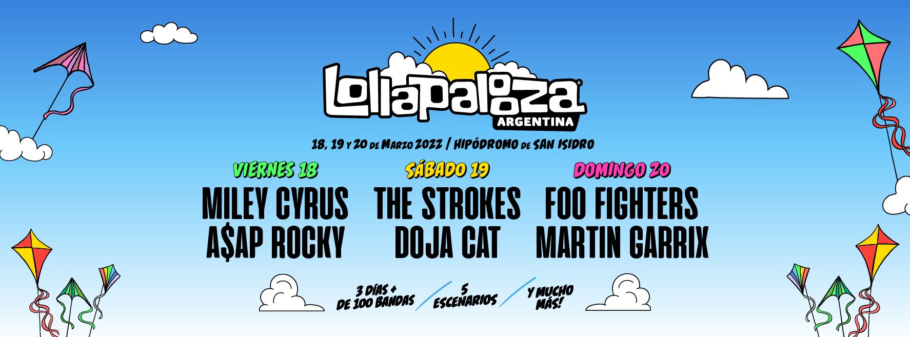 [Lollapalooza Argentina 2022] buy a ticket to the festival from Vizit ...